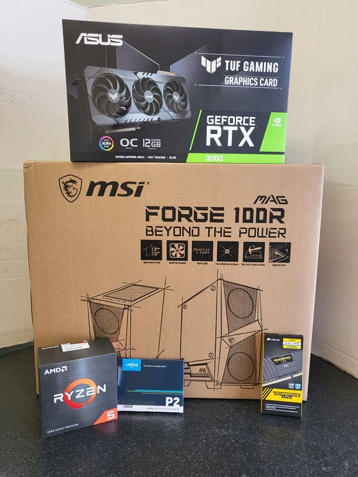 AMD and NVIDIA Powered Gaming PC in Sleek MSI Forge 100R Case | Custom ...